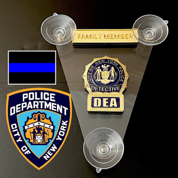 Nypd Family Member Badge - Etsy