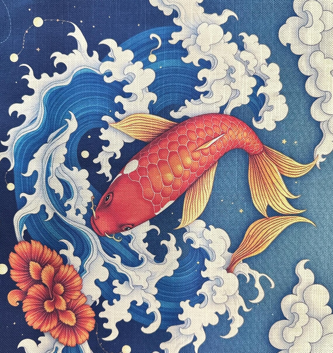 Japanese Koi Fish Patch Big Iron on Patches for Jackets Back Patches - Etsy