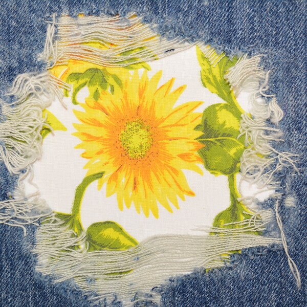 Sunflower Patch for Clothes - Etsy