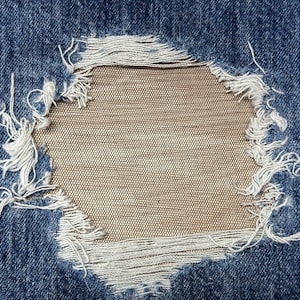 Fishnet Lace Patches for Denim Holes Black Peek a Boo Patch Hole ...
