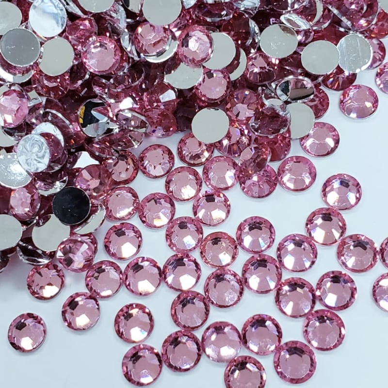 3mm Pink Rhinestones - Etsy