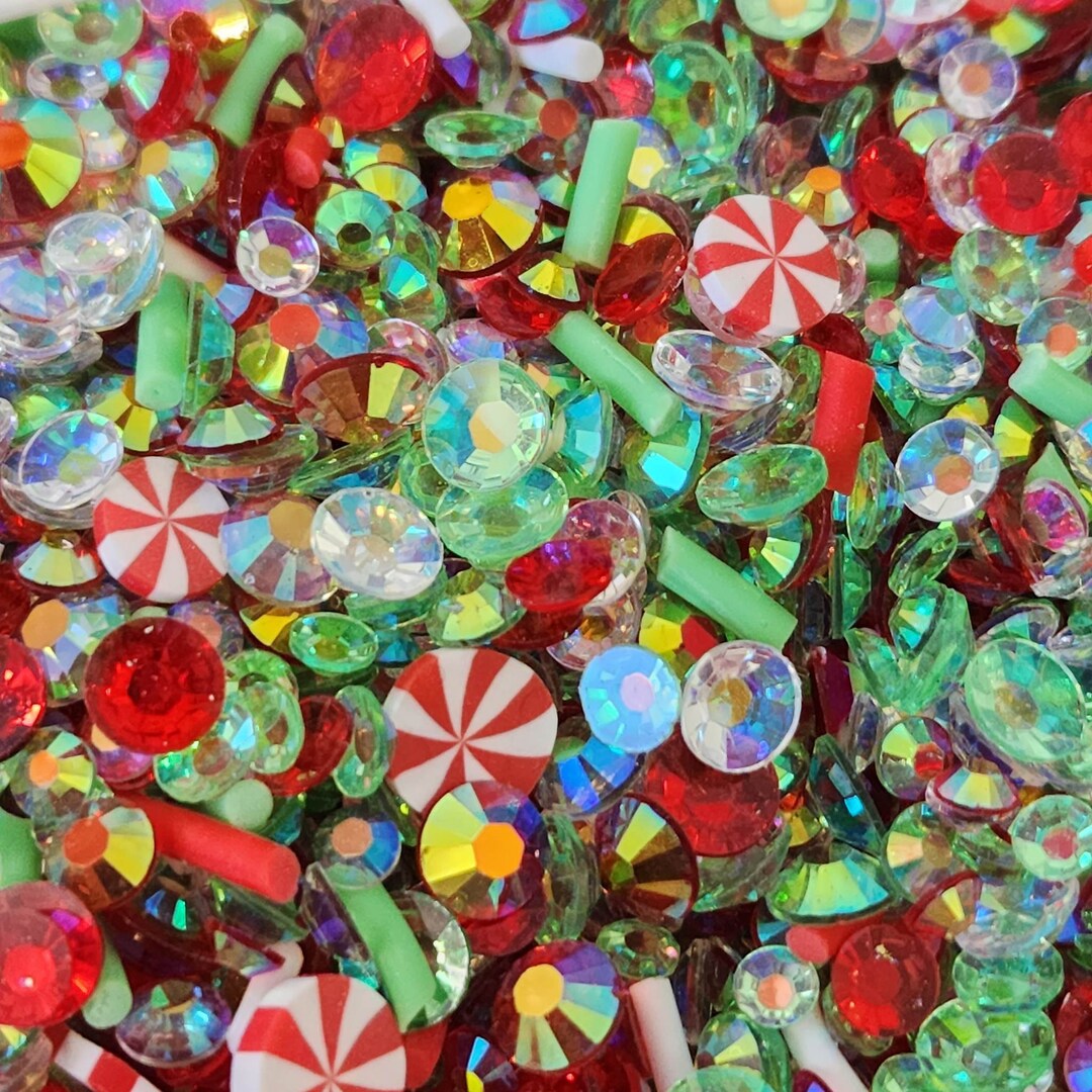 X-mas FUN Rhinestone Polymer Clay Mix 5000 Pcs 3mm, 4mm , 5mm ...