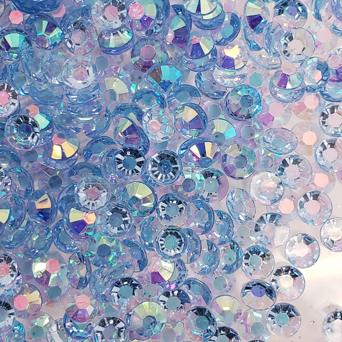 Periwinkle Transparent Jelly Rhinestones Gem Collection - Etsy
