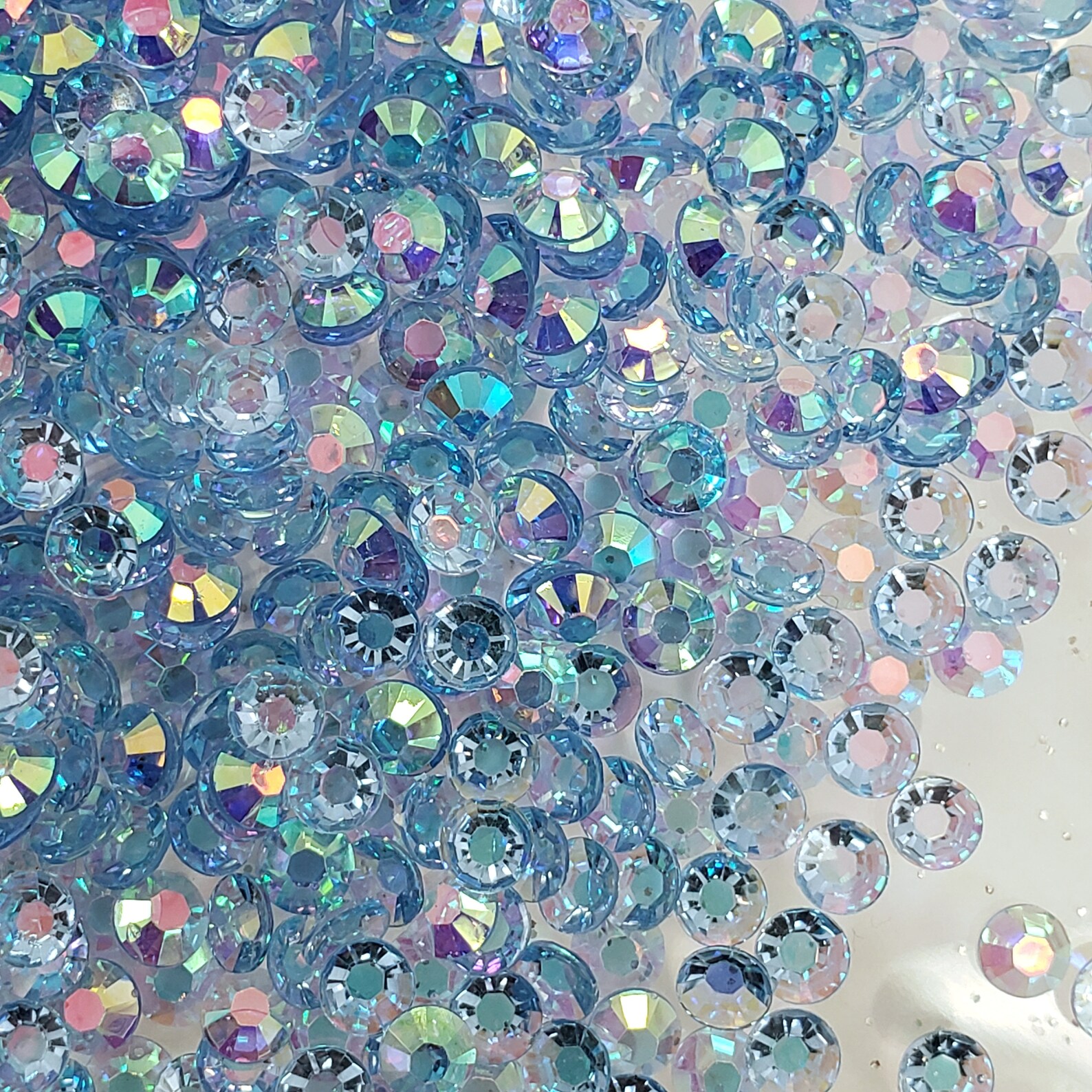 Periwinkle Transparent Jelly Rhinestones Gem Collection - Etsy