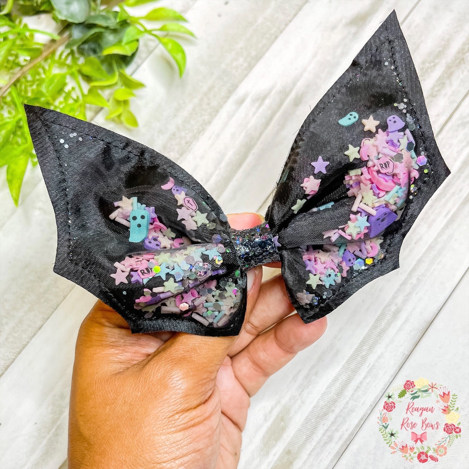 Black Bat Wing Hair Clips for Girls, Pastel Goth Hair Accessories for ...