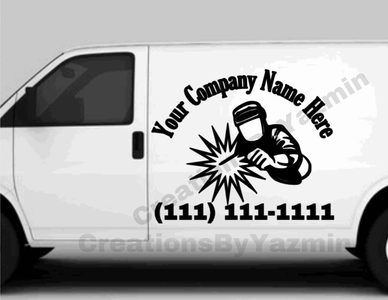 Custom Decal, Car Decals,welder Company Decal, Custom Business ...