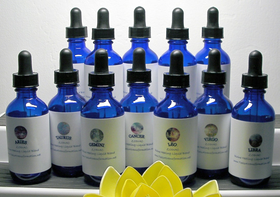 ZODIAC / SUN SIGNS Vibrational Essences / Divine Healing Liquids - Etsy