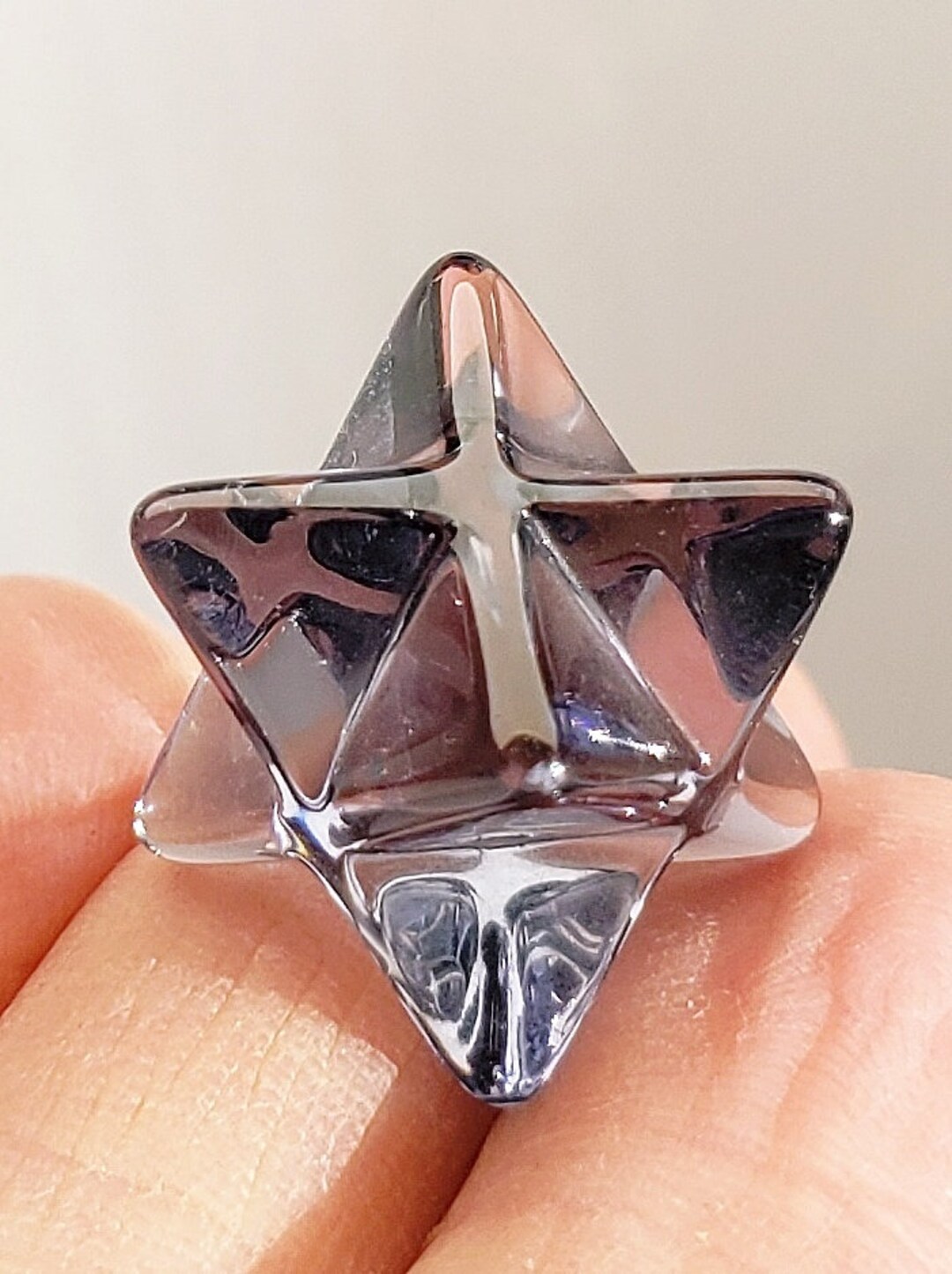 ANDARA CRYSTAL MERKABA 15mm - Silver Luna - 5th Dimensional Healing ...