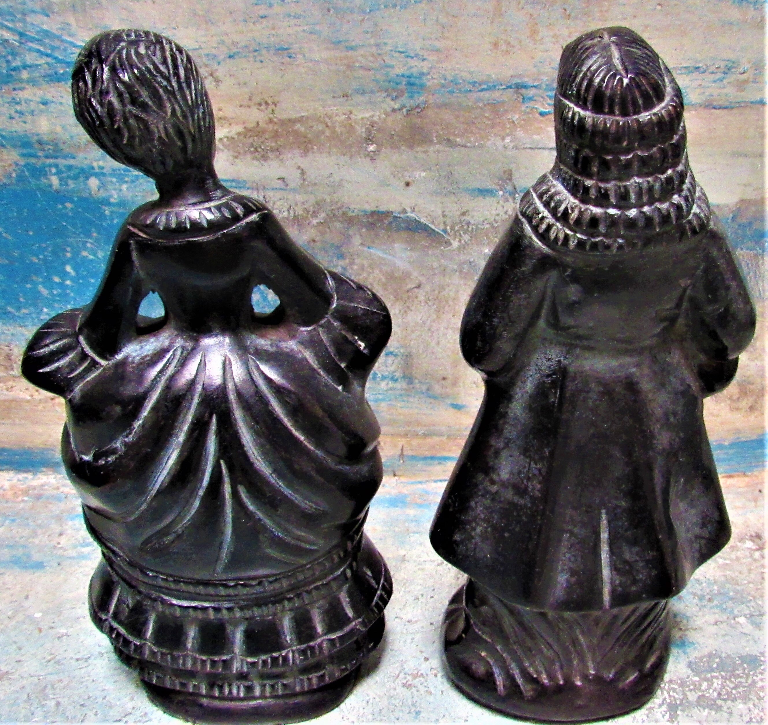 Vintage Pair Cast Iron Bookends Colonial Gentleman Lady Couple - Etsy