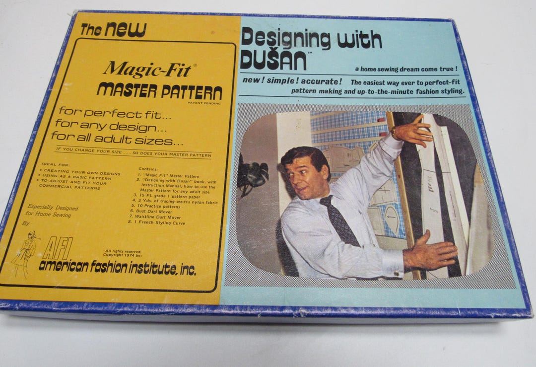 1974 Magic Fit Master Pattern Designing AFI American Fashion Institute ...
