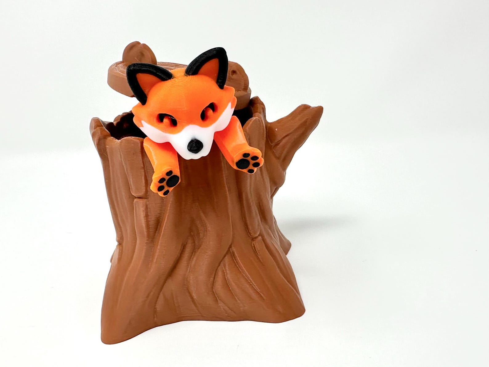 Articulated Orange Fox | 3D Printed Flexi | Fidget Toy | ADHD Toy ...