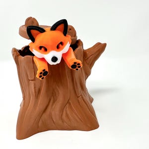 Articulated Orange Fox | 3D Printed Flexi | Fidget Toy | ADHD Toy ...