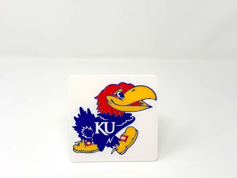 Jayhawk Journey: Kansas University Hitch Cover - Etsy