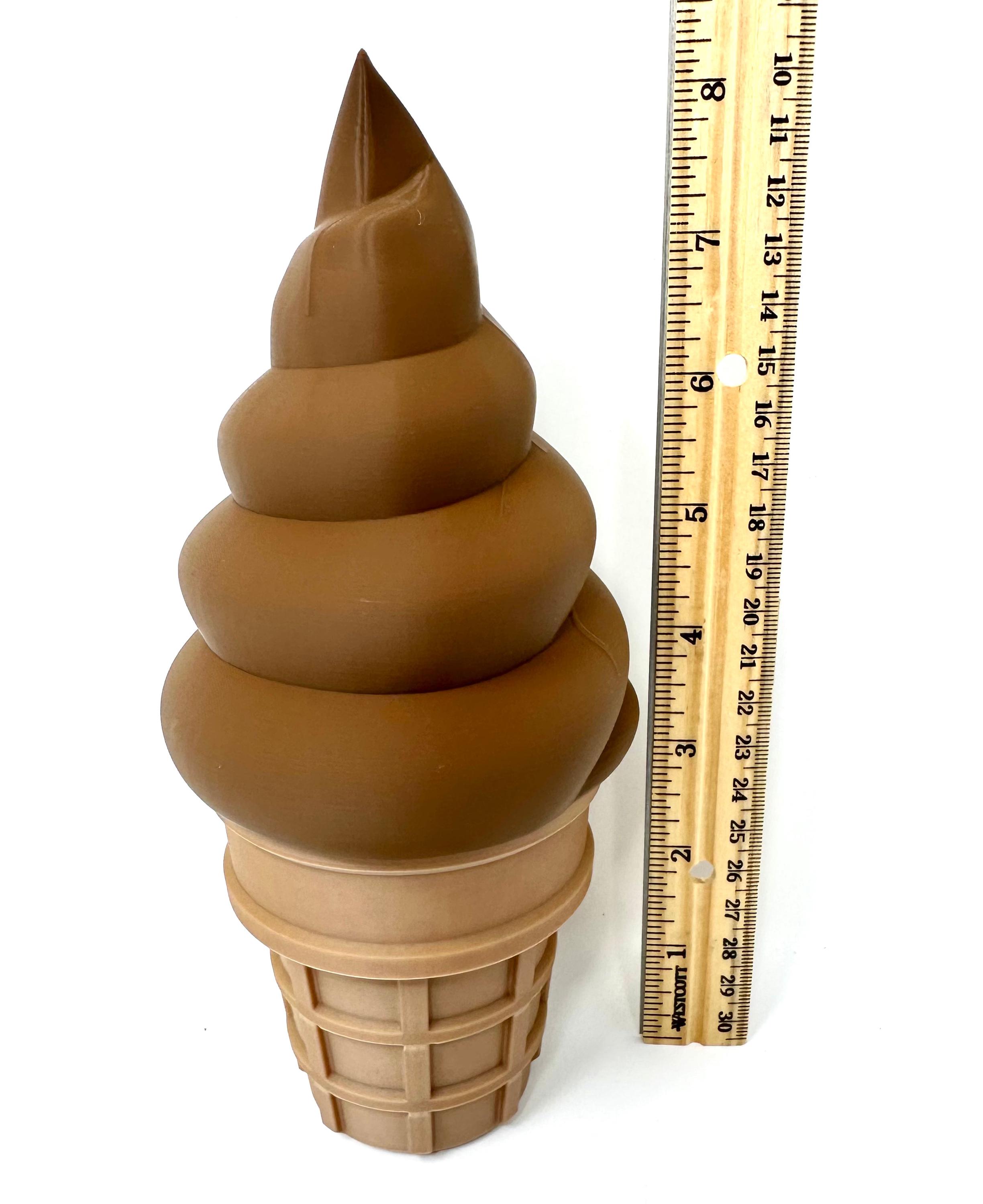 Swirly Ice Cream Cone Storage Container - Etsy