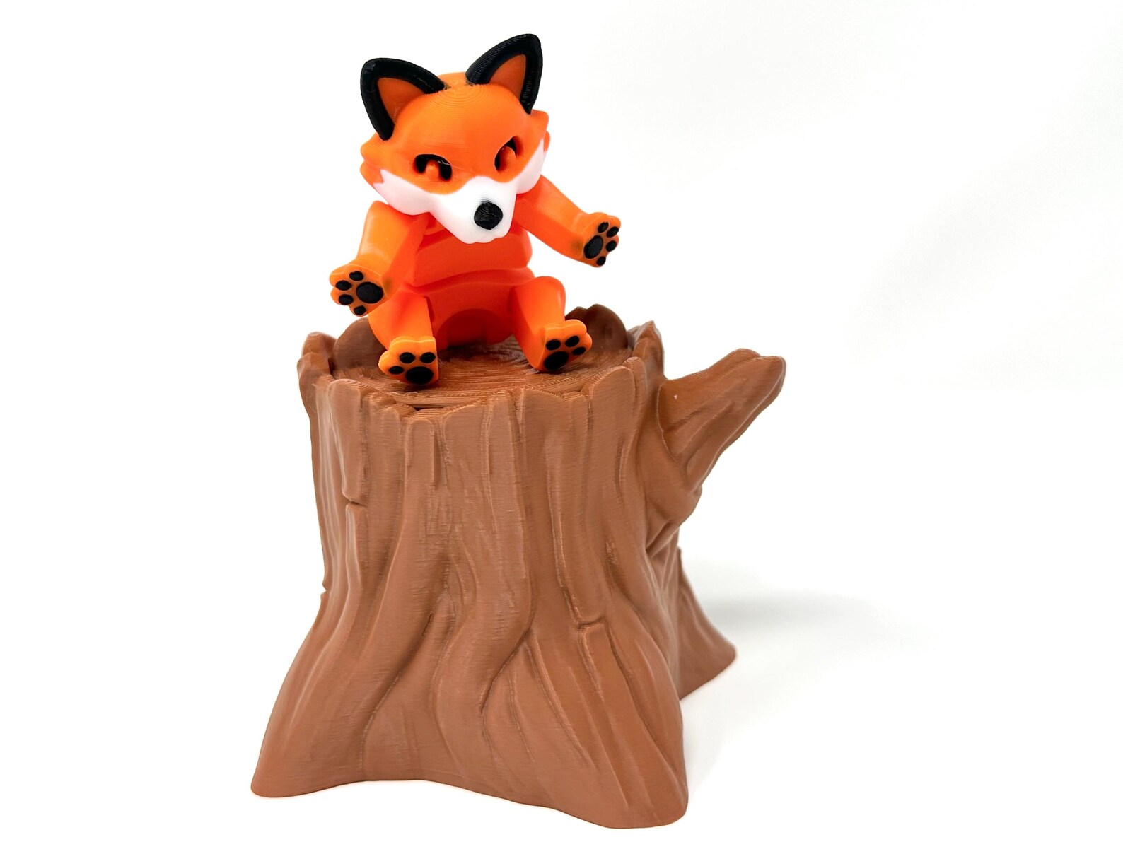 Articulated Orange Fox | 3D Printed Flexi | Fidget Toy | ADHD Toy ...