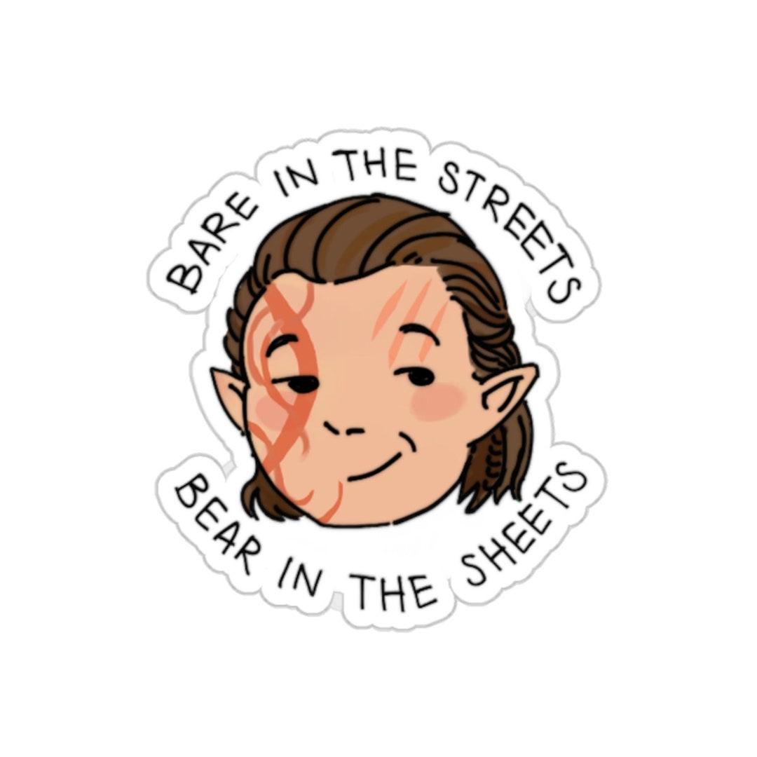 Halsin Bear in the Sheets BG3 Sticker - Etsy