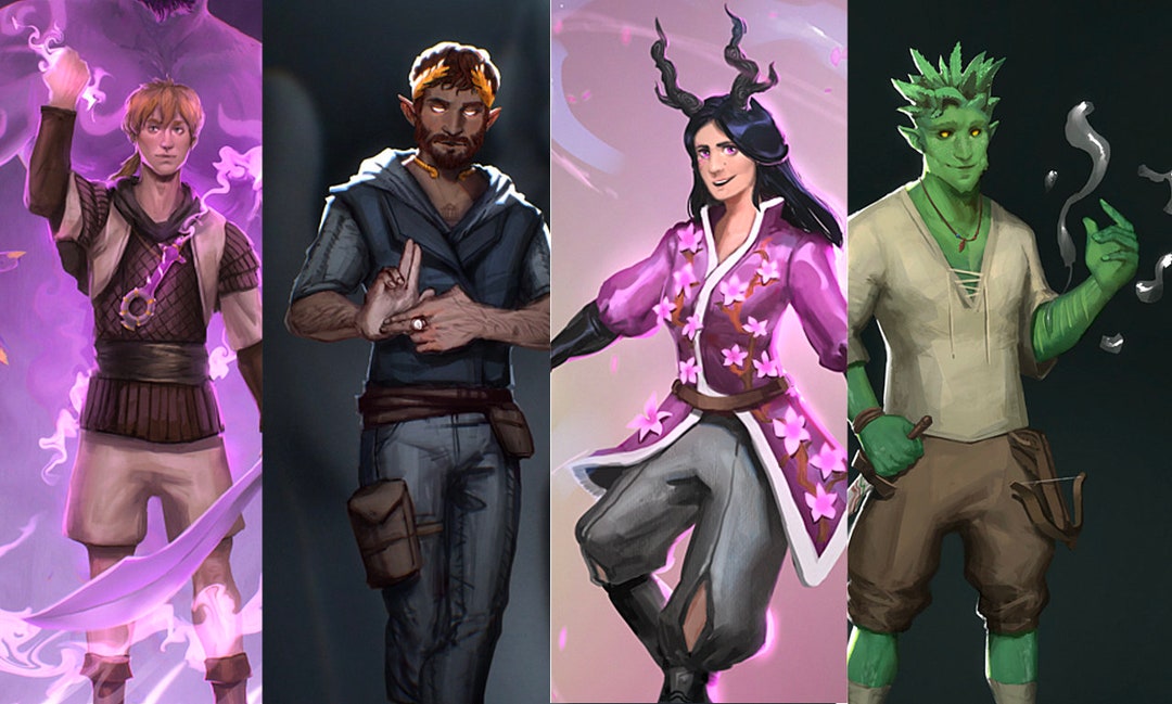 D&D Character Art Commission - Etsy