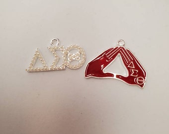 Delta Sigma Theta Sorority Charms - Etsy