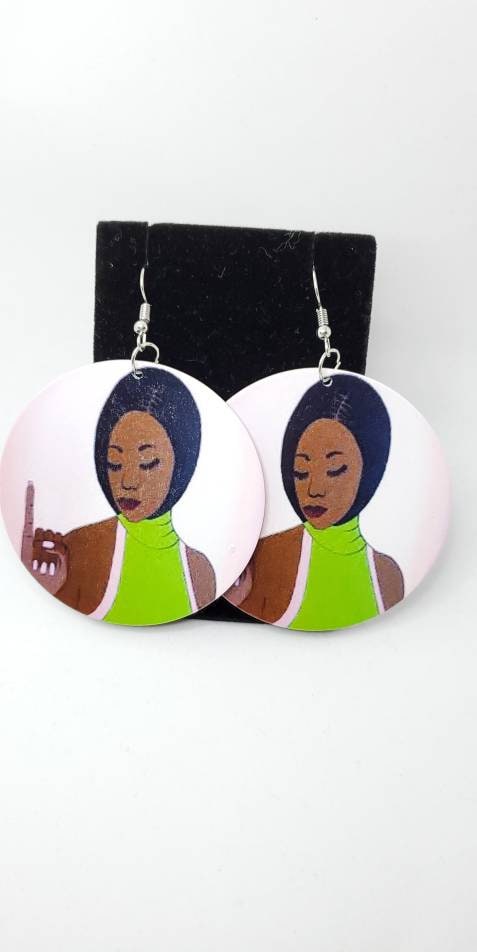 Alpha Kappa Alpha Earrings - Etsy