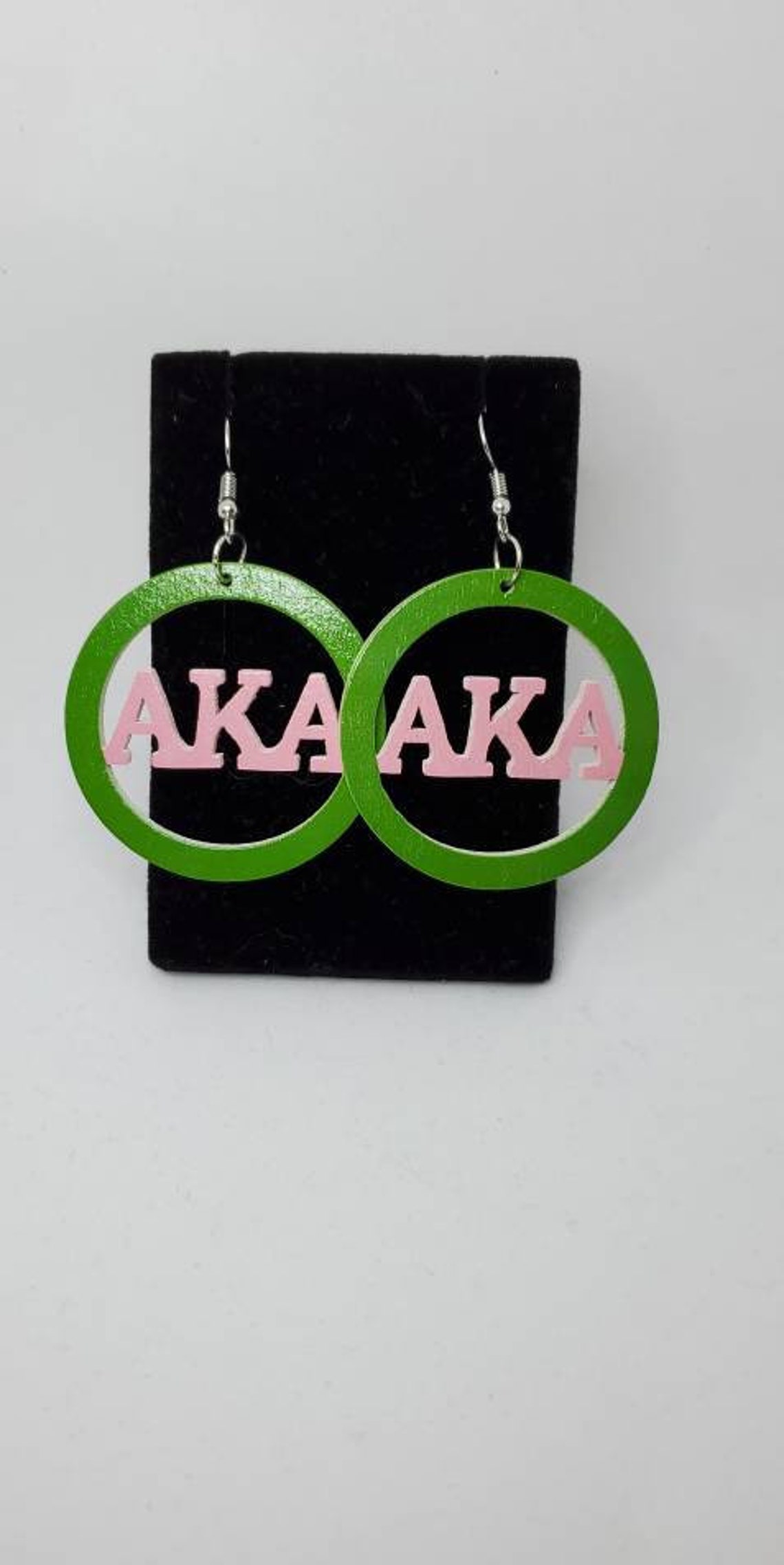 Alpha Kappa Alpha Earrings SMALL - Etsy