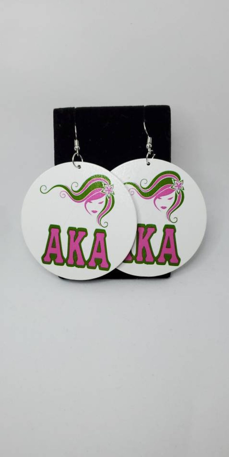 Alpha Kappa Alpha Earrings - Etsy