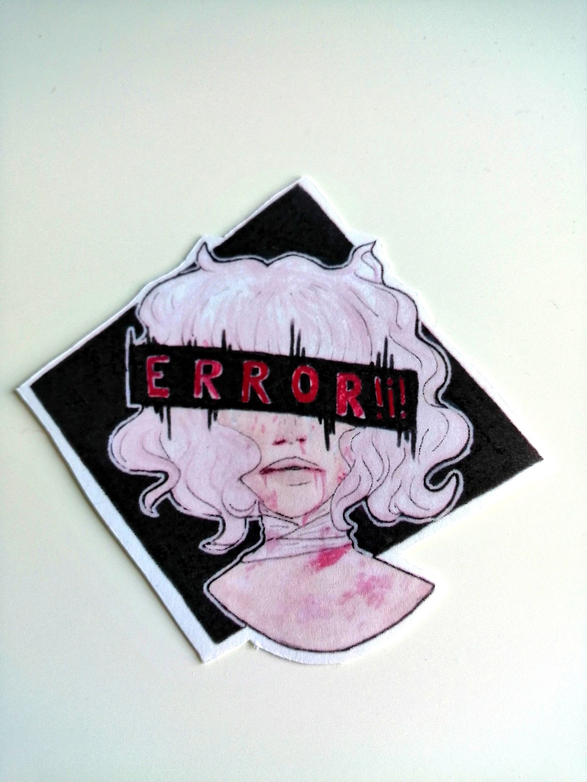 404 Error Hand-cut matte paper sticker | Etsy