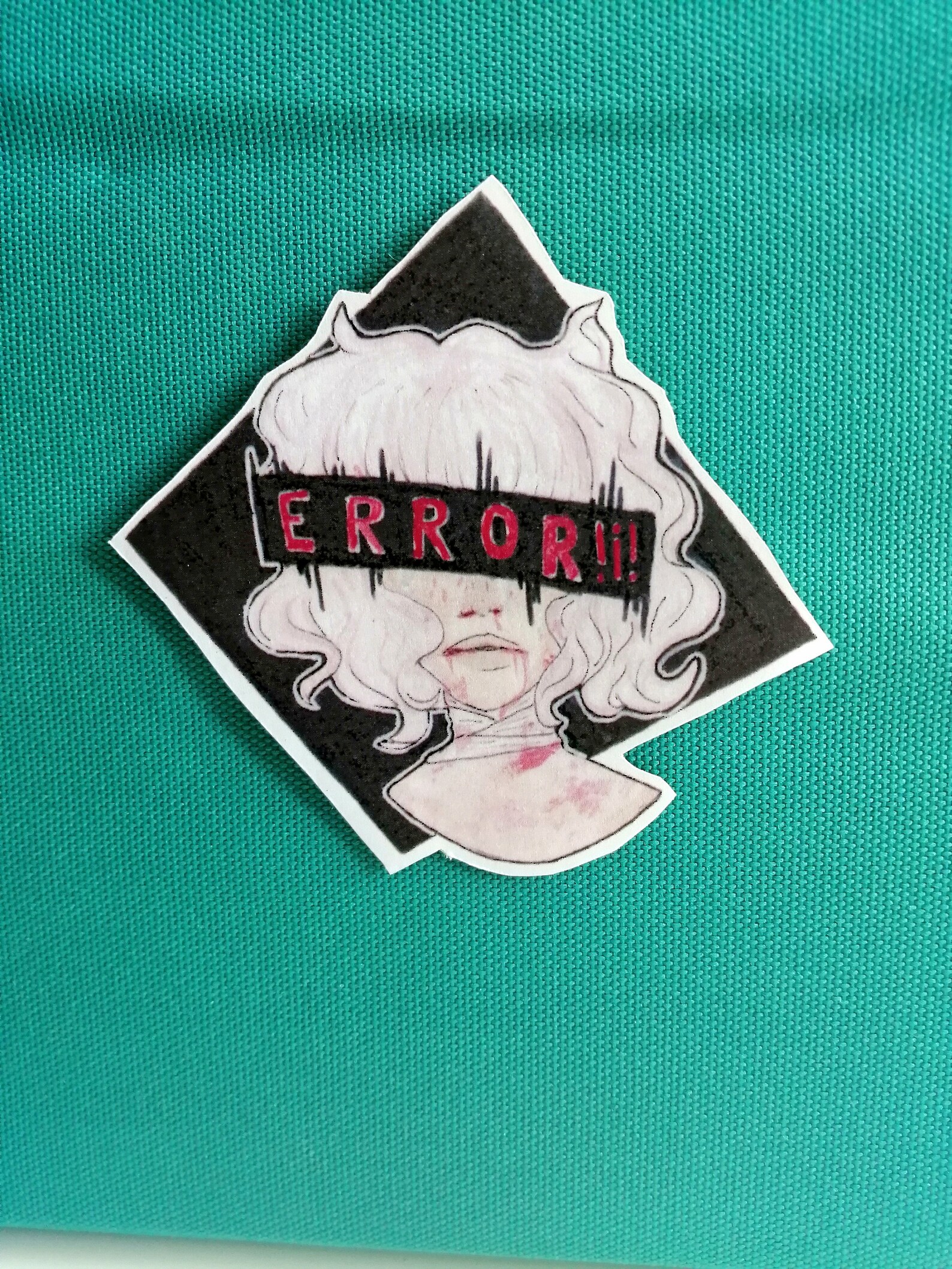 404 Error Hand-cut matte paper sticker | Etsy
