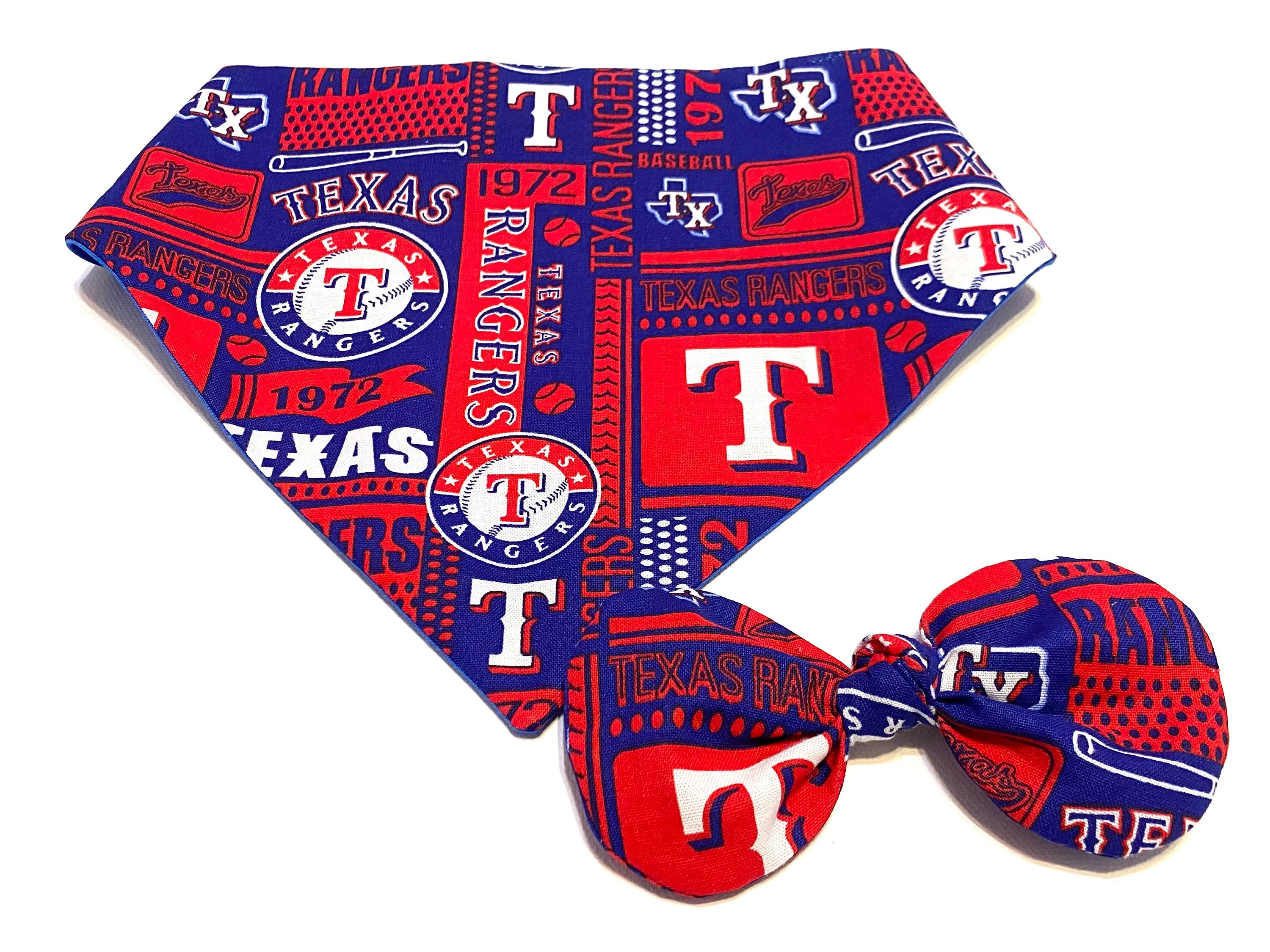 Texas Rangers Dog knot hair bow | Etsy