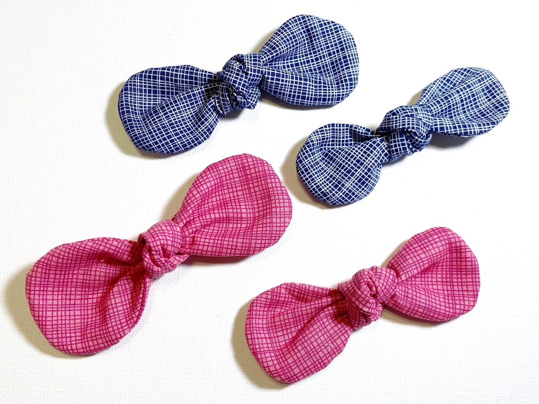 Crosshatch Round Knot Bow - Etsy