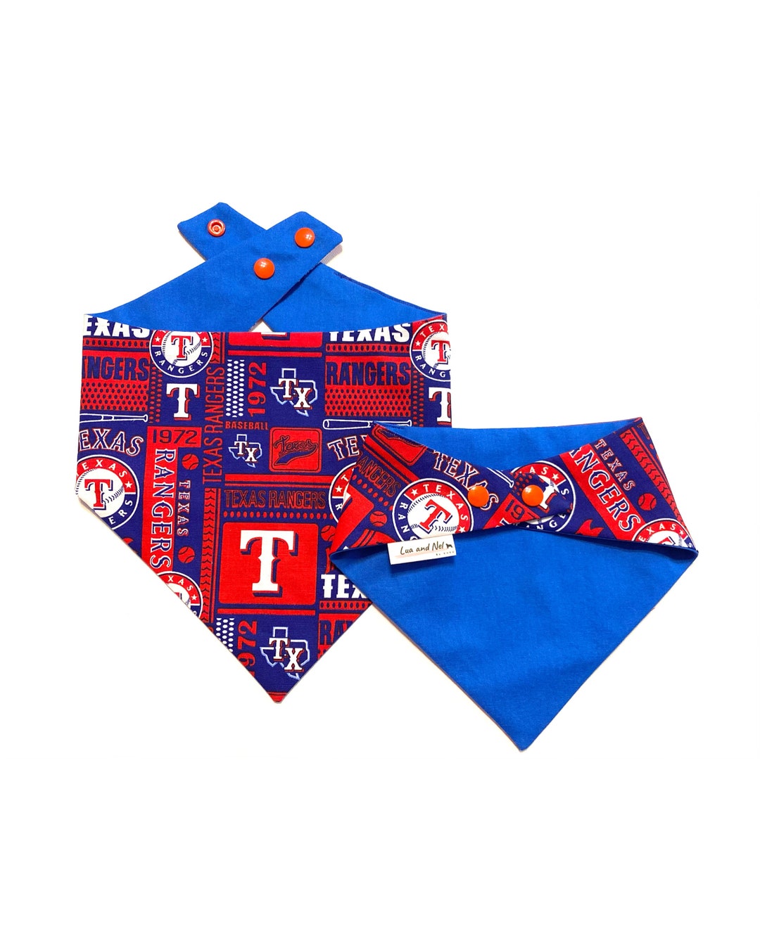 Texas Rangers Dog Bandana - Etsy