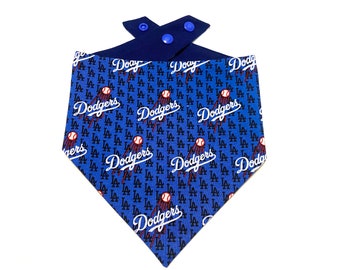 Los Angeles Dodgers Bandana, Los Angeles Dodgers Dog Bandana - Etsy