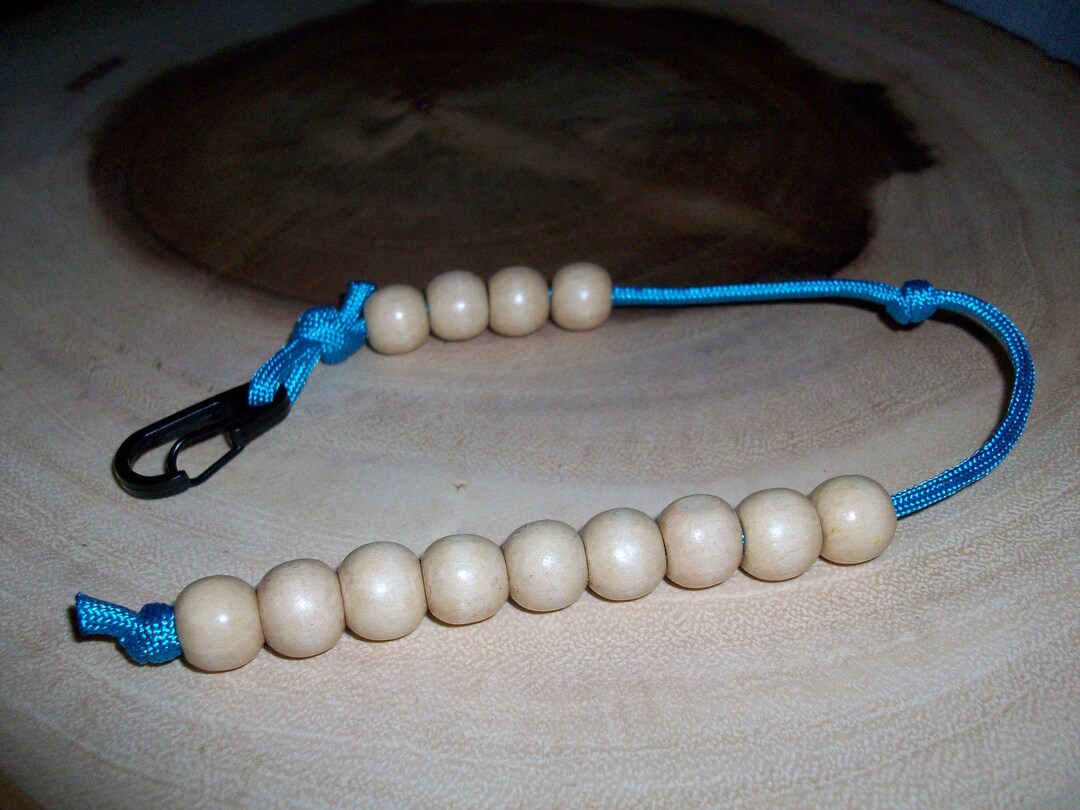 Teal Paracord Pace Counter Ranger Beads - Etsy