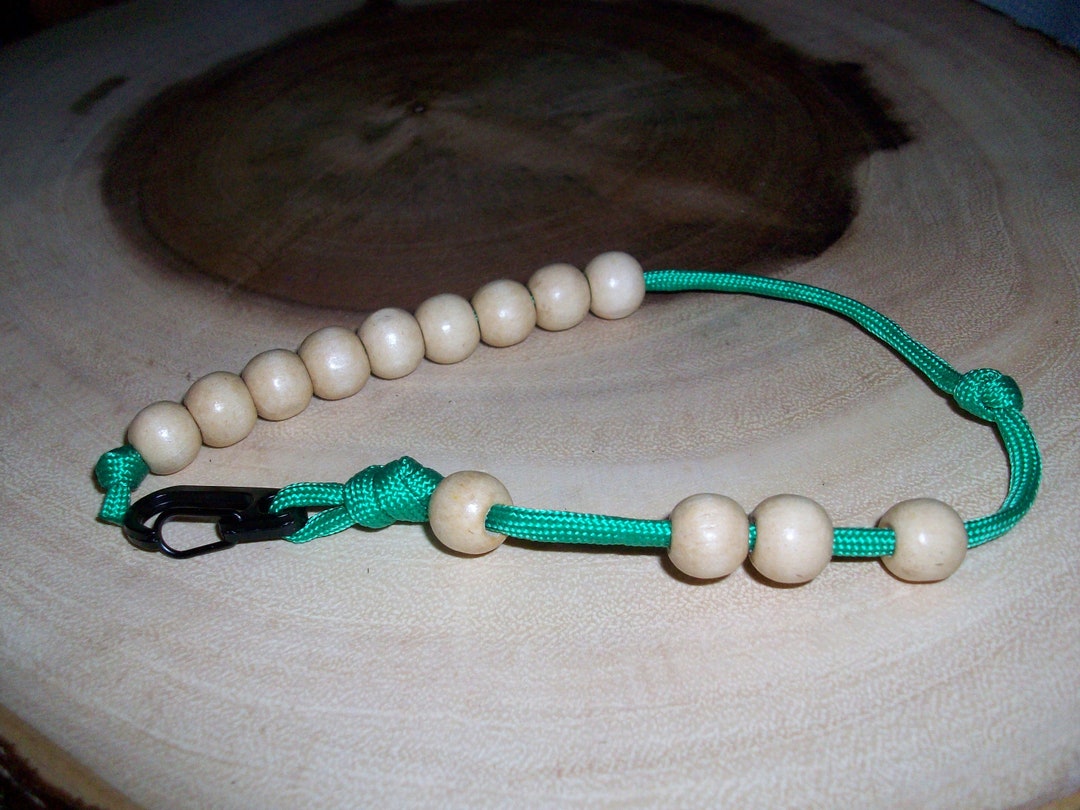 Green Paracord Pace Counter Ranger Beads - Etsy
