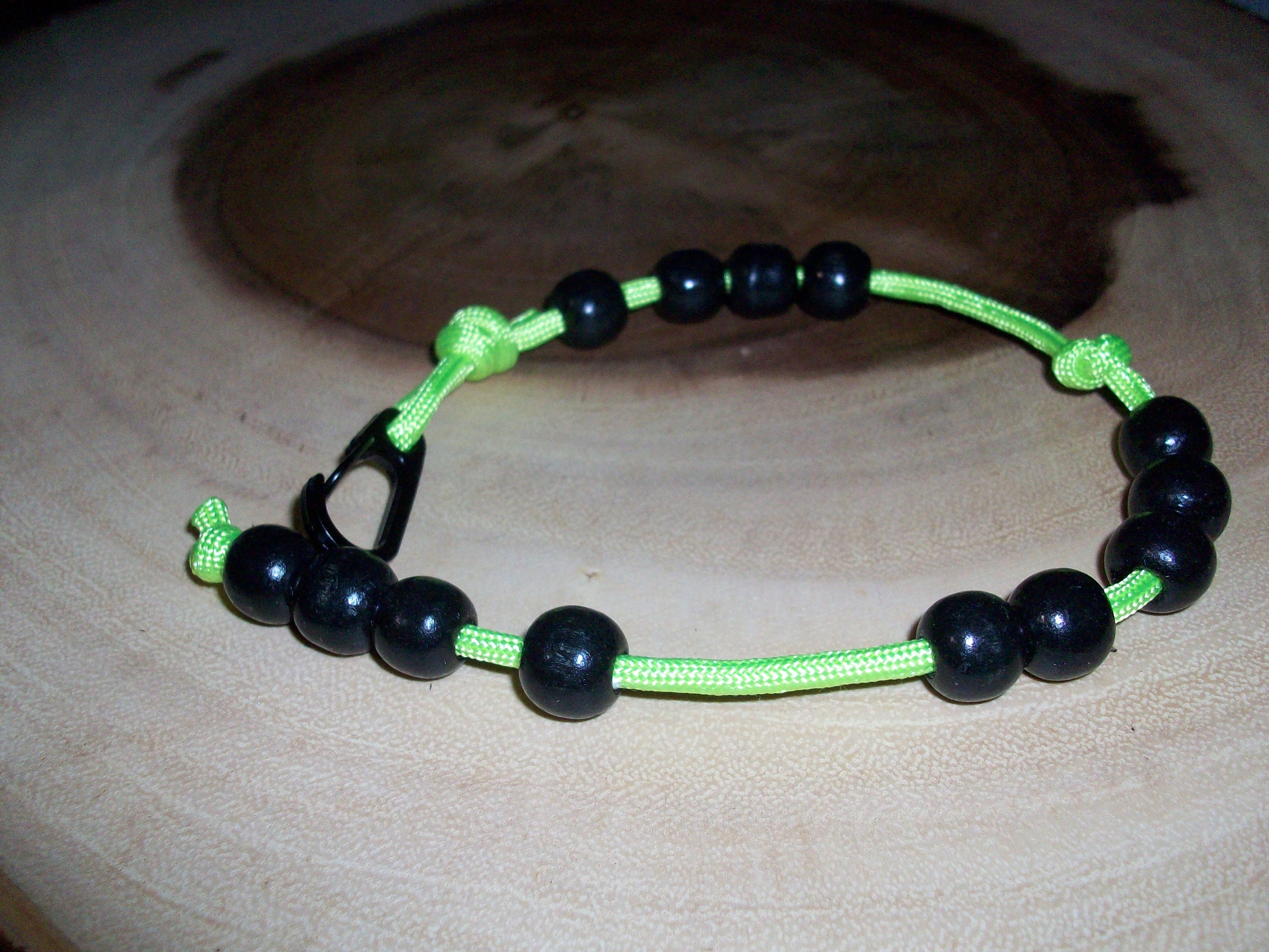 Chartreuse Paracord Pace Counter Ranger Beads - Etsy
