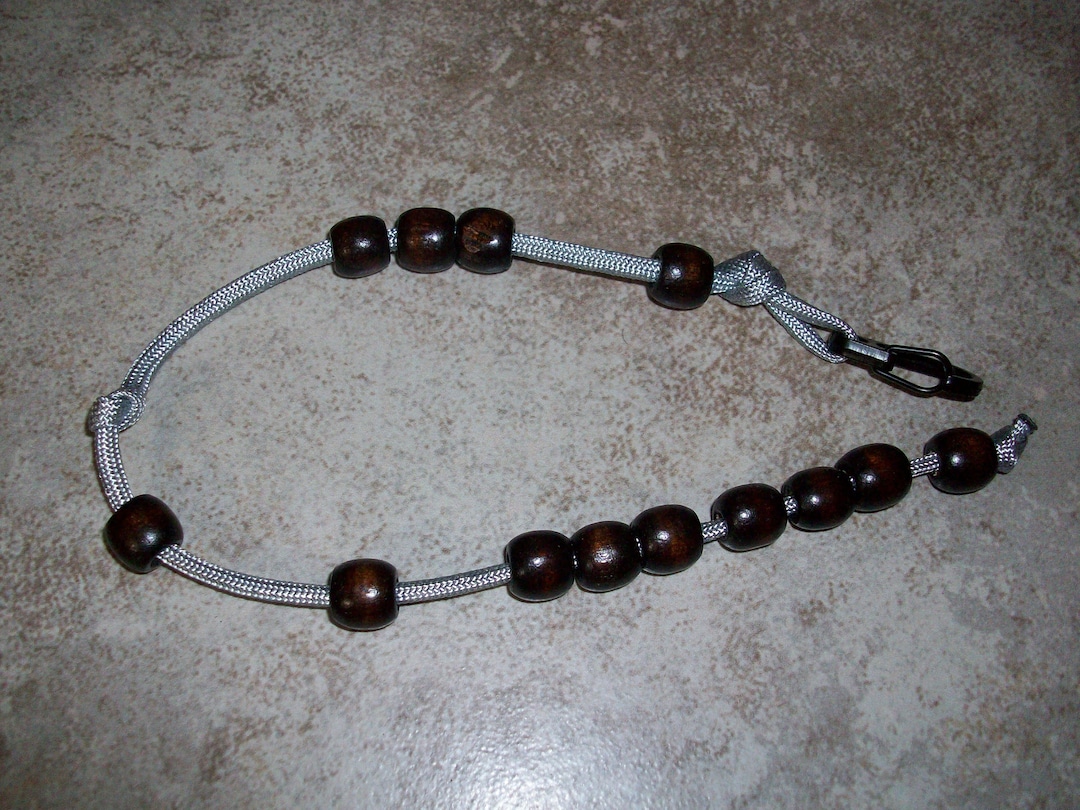 Silver Paracord Pace Counter Ranger Beads - Etsy