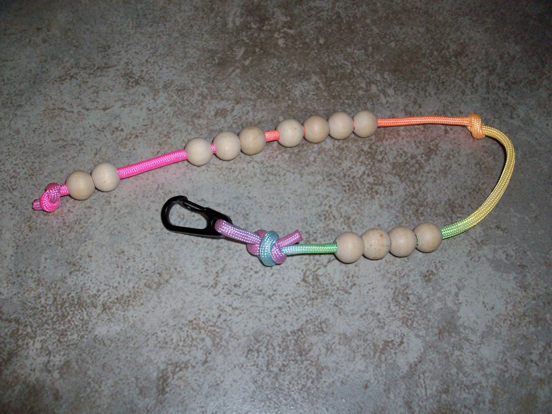Pastel Rainbow Paracord Pace Counter Ranger Beads - Etsy
