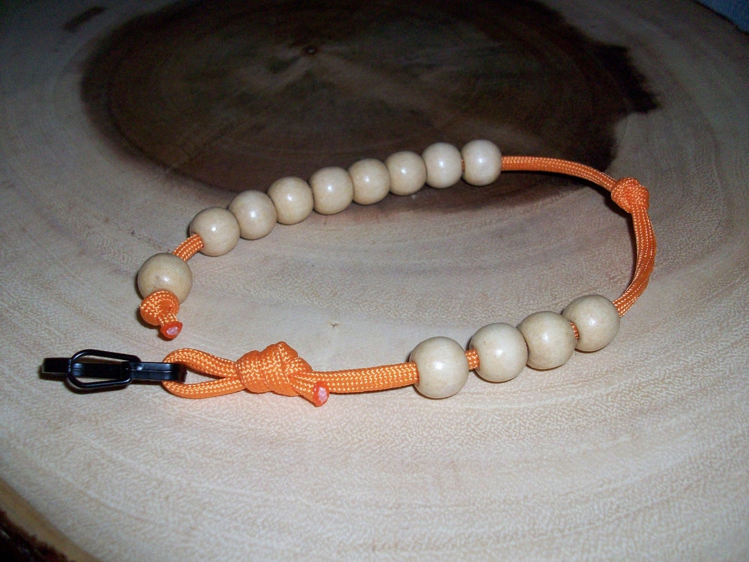 Orange Paracord Pace Counter Ranger Beads - Etsy