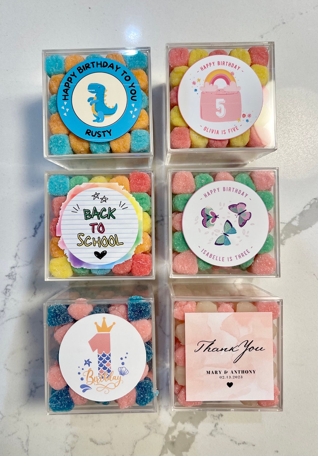 Candy Party Favor, Candy Box, Candy Board, Gift, Thank You ...