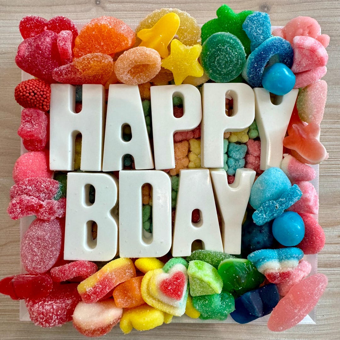 Large Candy Party Favor, Candy Board, Thank You, Congratulations ...