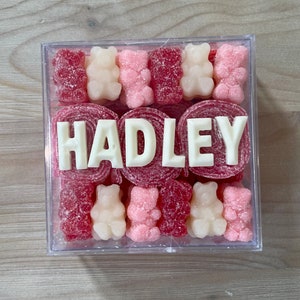 Candy Party Favor, Personalized Candy Board, Gift, Thank You ...