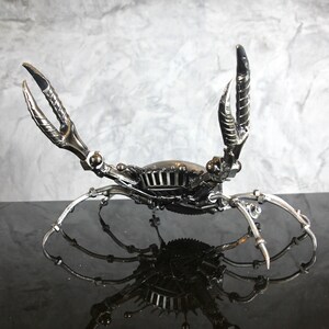 Crab 17" Metal Sculpture Art - Etsy
