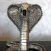 King Cobra Recycled Metal Statues - Etsy