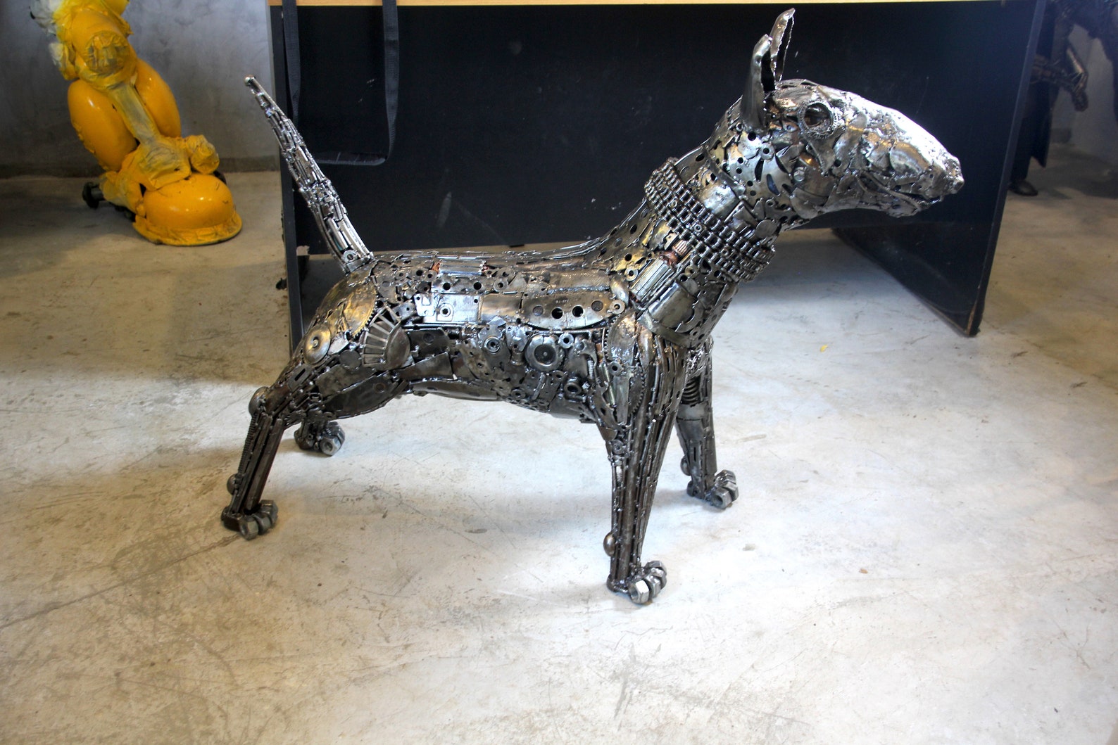 Bull Terrier 33 Recycled Scrap Metal Art - Etsy