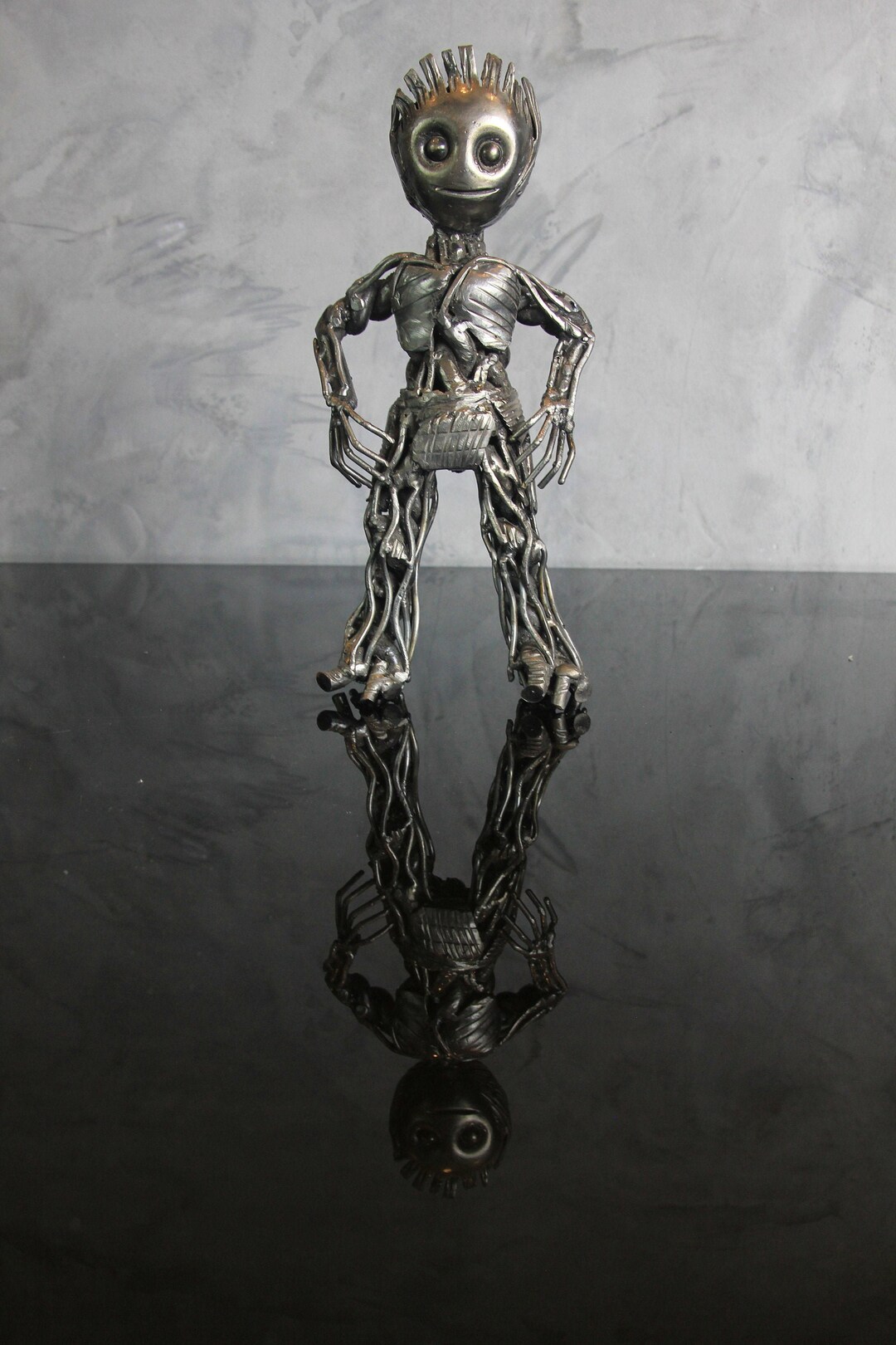 Groot Inspired Recycled Scrap Metal Art - Etsy