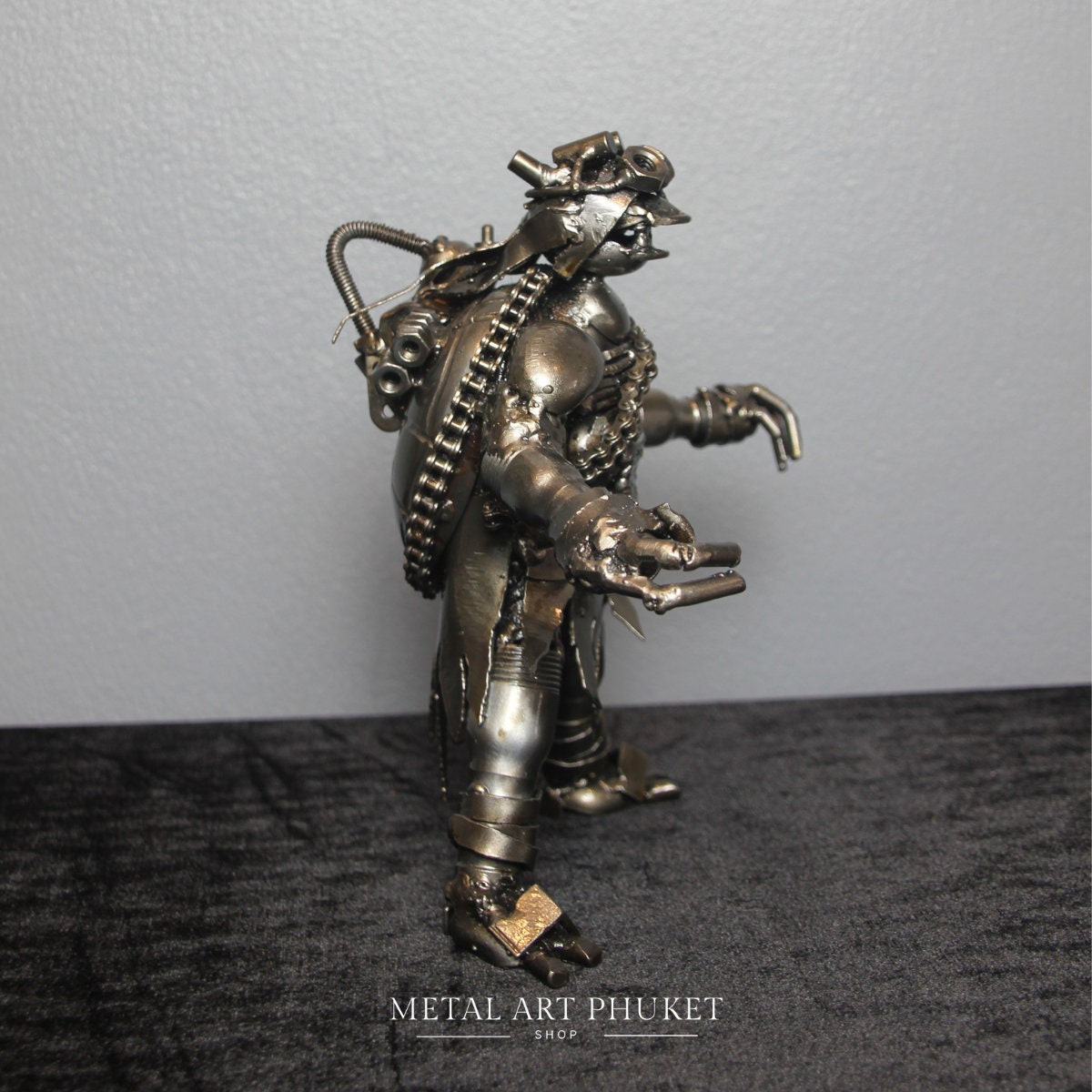 Ninja Turtles Inspired Scrap Metal Sculpture Art - Etsy