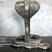 King Cobra Recycled Metal Statues - Etsy