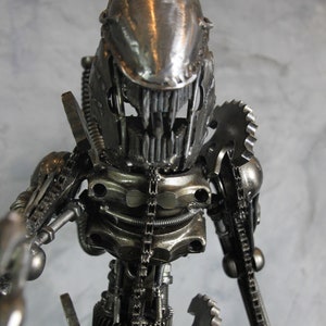 Alien Inspired Scrap Metal Art - Etsy