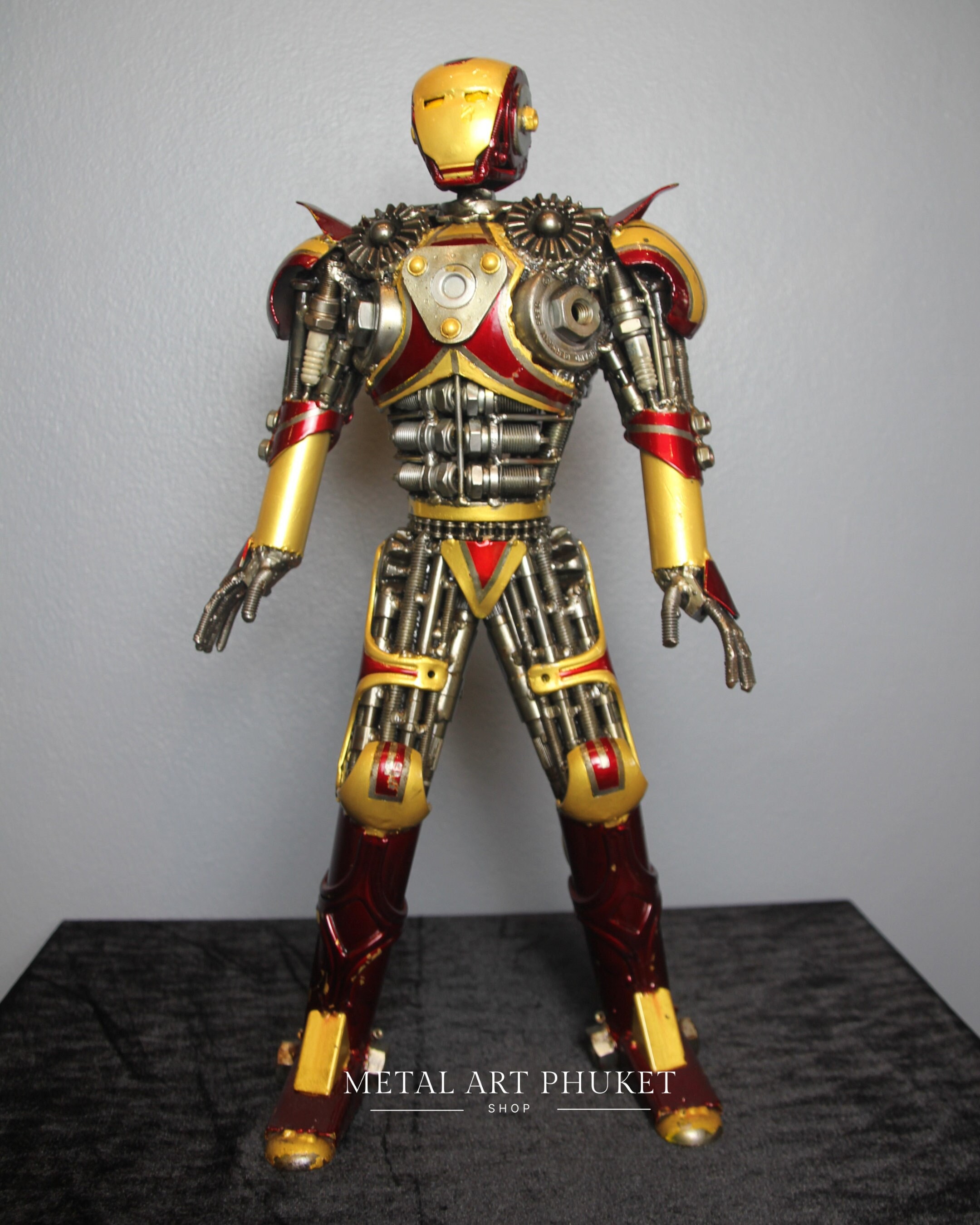 Iron Man Inspired Metal Sculpture Art - Etsy