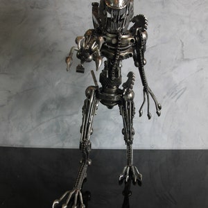 Alien Inspired Scrap Metal Art - Etsy