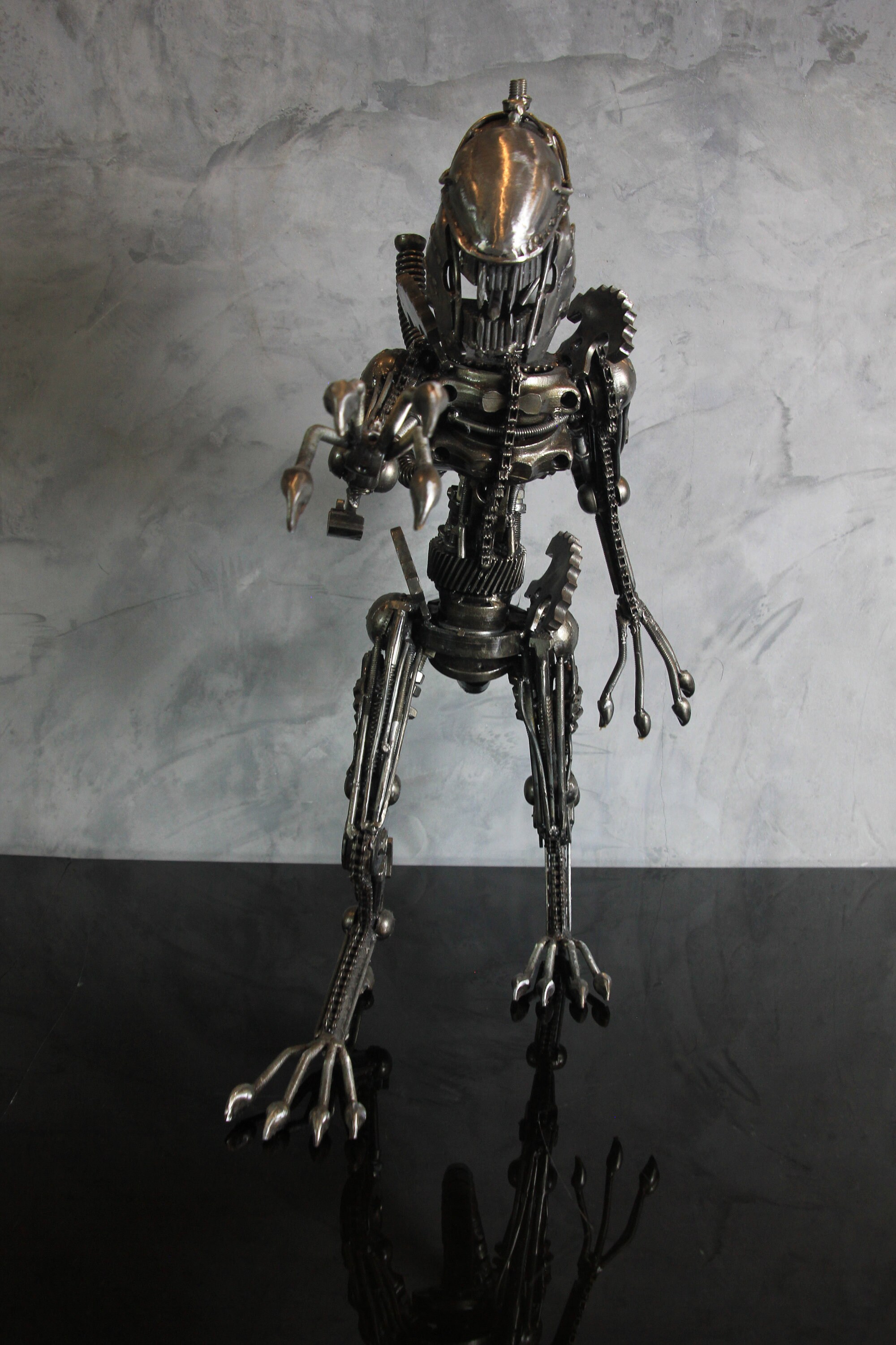 Alien Inspired Scrap Metal Art - Etsy